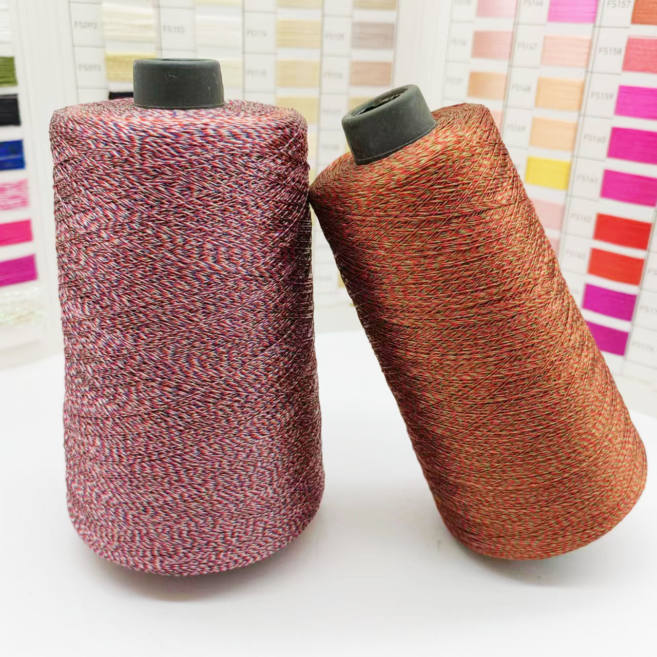 viscose rayon Dyed Staightly Rope Fringe embroidery thread 120d 2 1kg ...