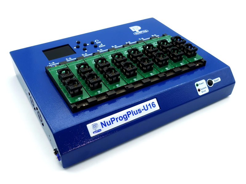 NuProgPlus-U16万用量产拷贝烧录器 - 得镨电子科技