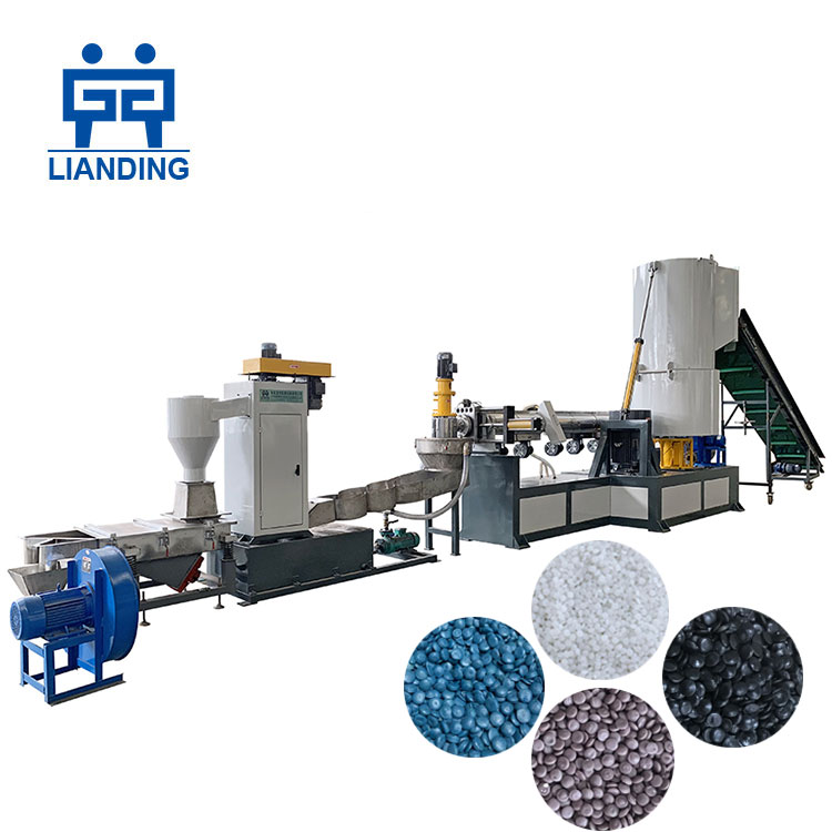 Plastic Film Compacting Cutting Pelletizing Line-Lianding