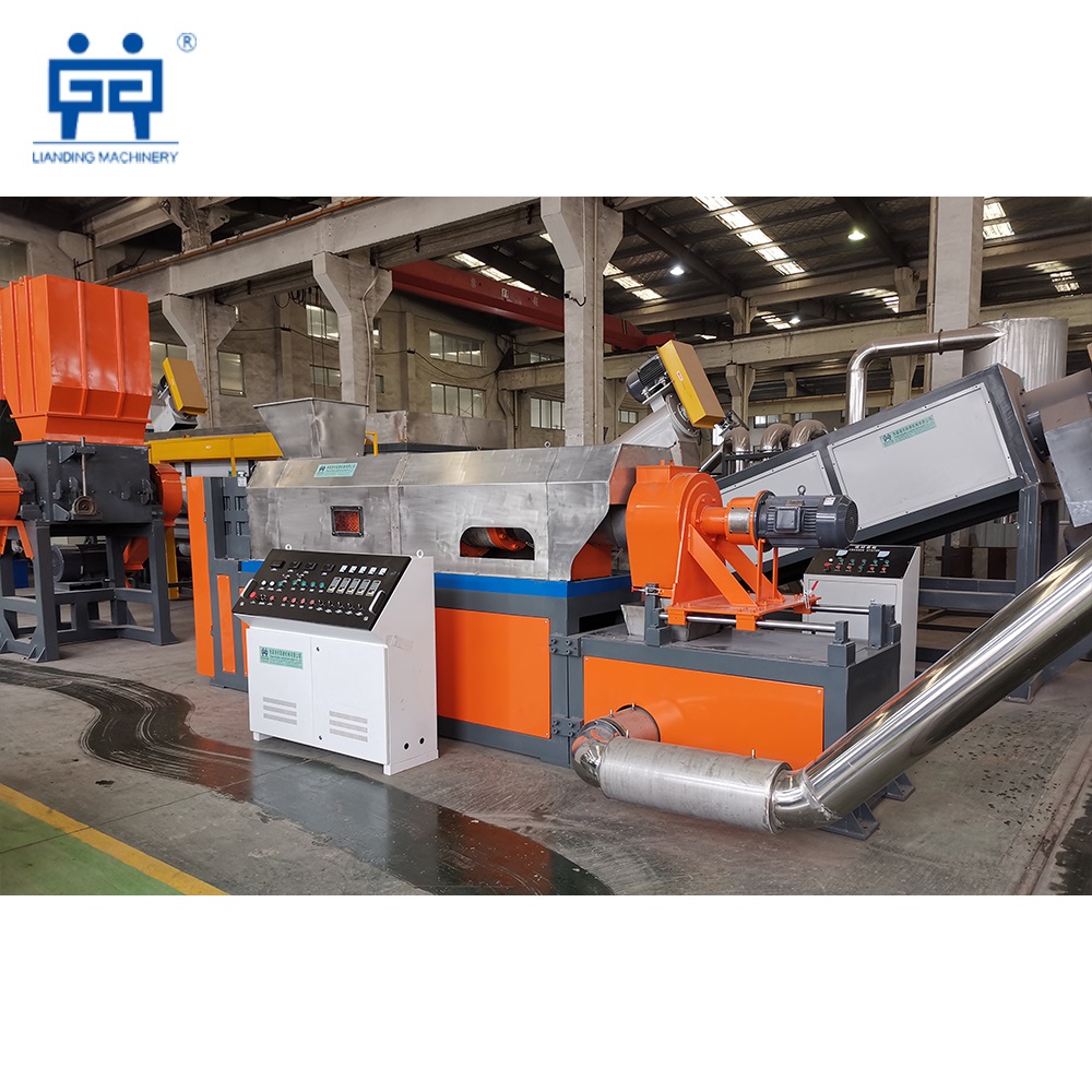 Plastic Film Squeezing Drying Granulator Machine-Lianding