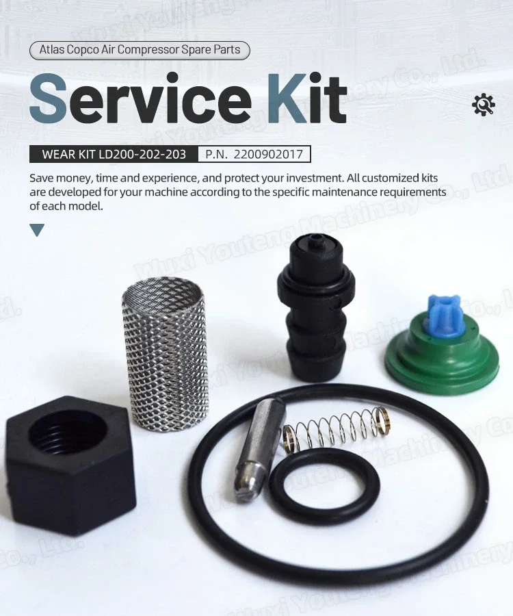 Atlas Compressor Part Wear Kit LD200-202-203 Supplier