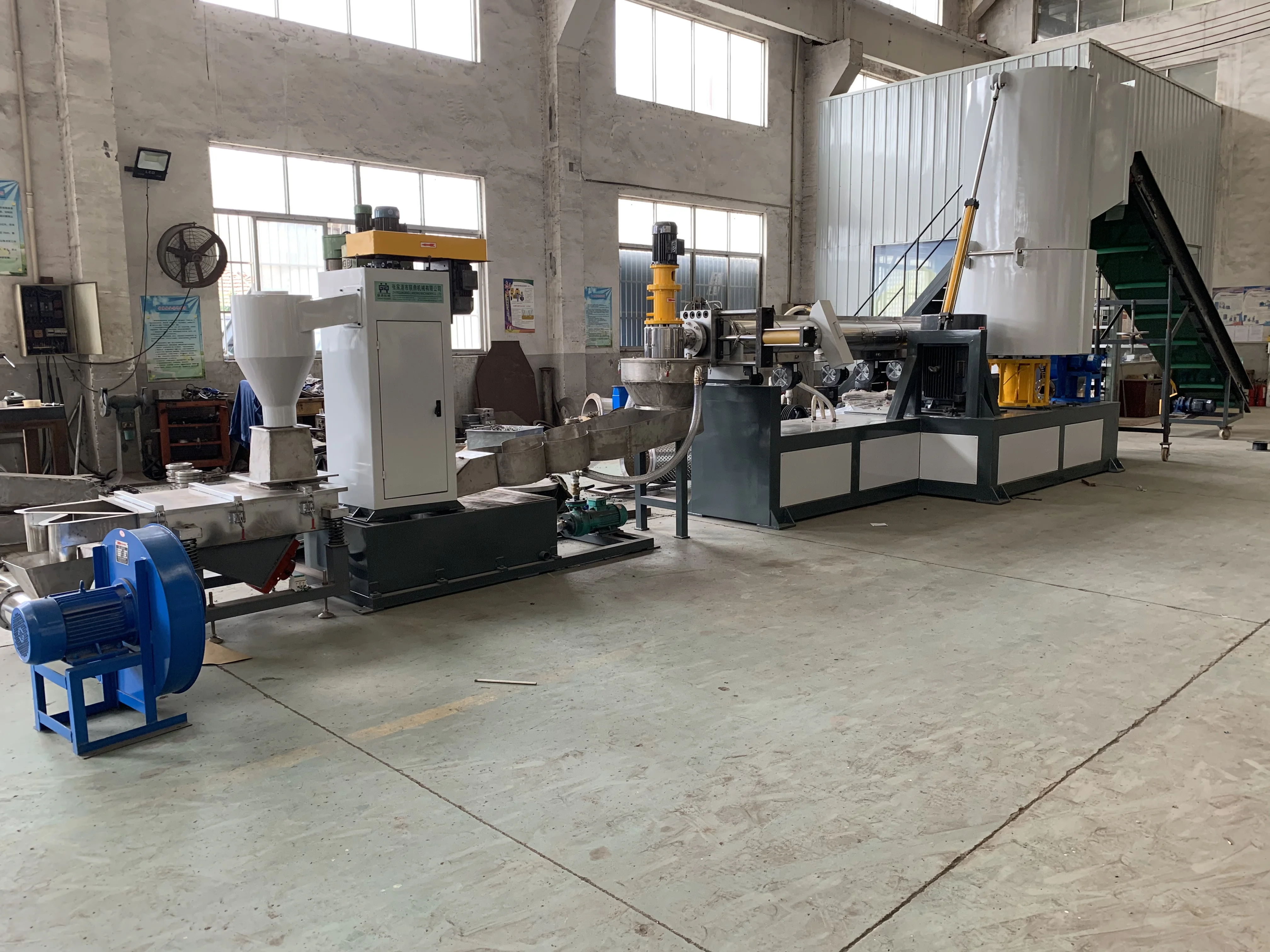 HDPE LDPE Film Compacting Pelletizing Line-Lianding