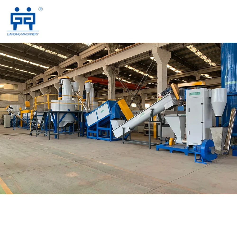 HDPE LDPE Rigid Plastic Recycling Washing Plant-Lianding