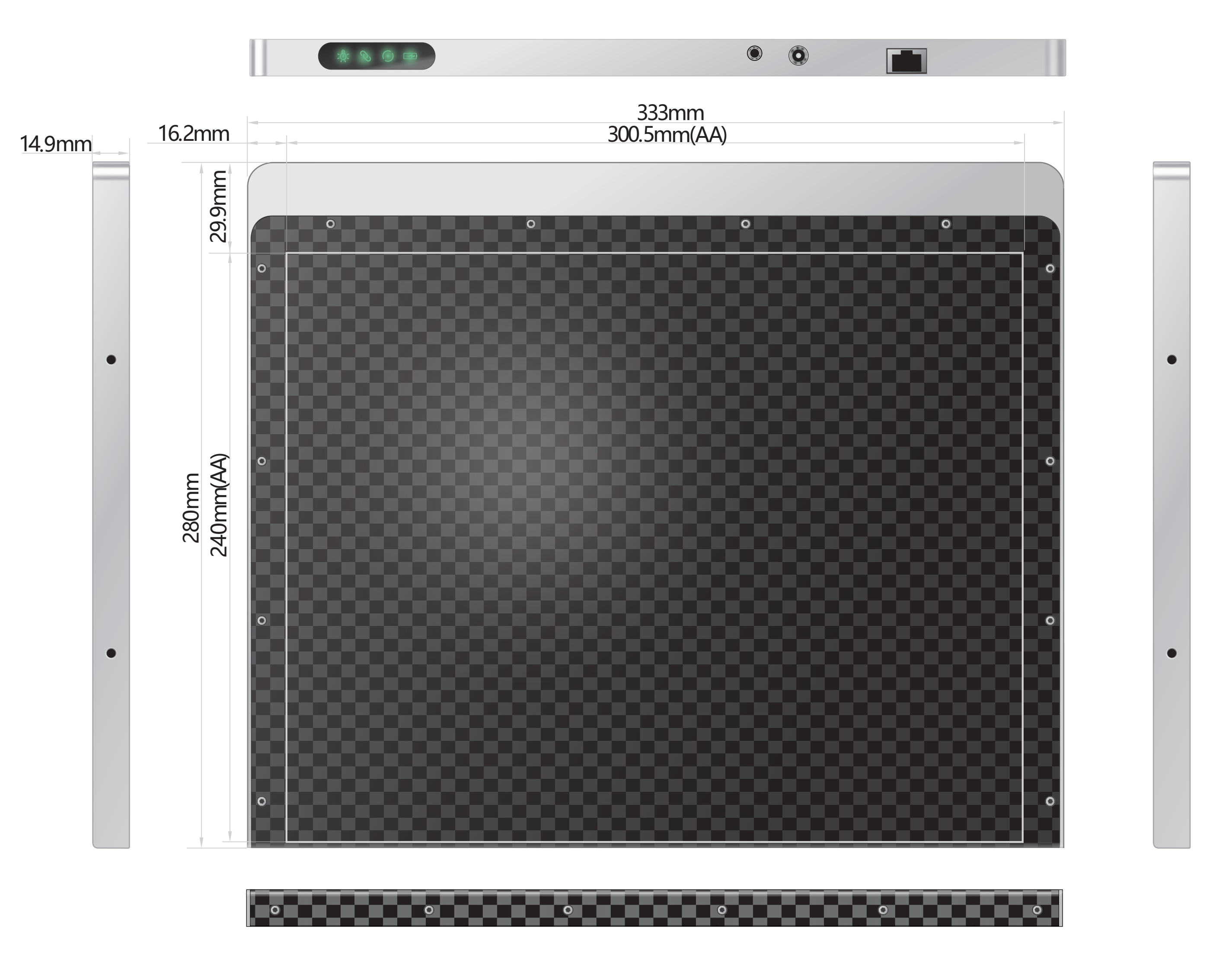 3024DC-FG Mammography Flat Panel Detector-Shanghai Yu-lmaging ...
