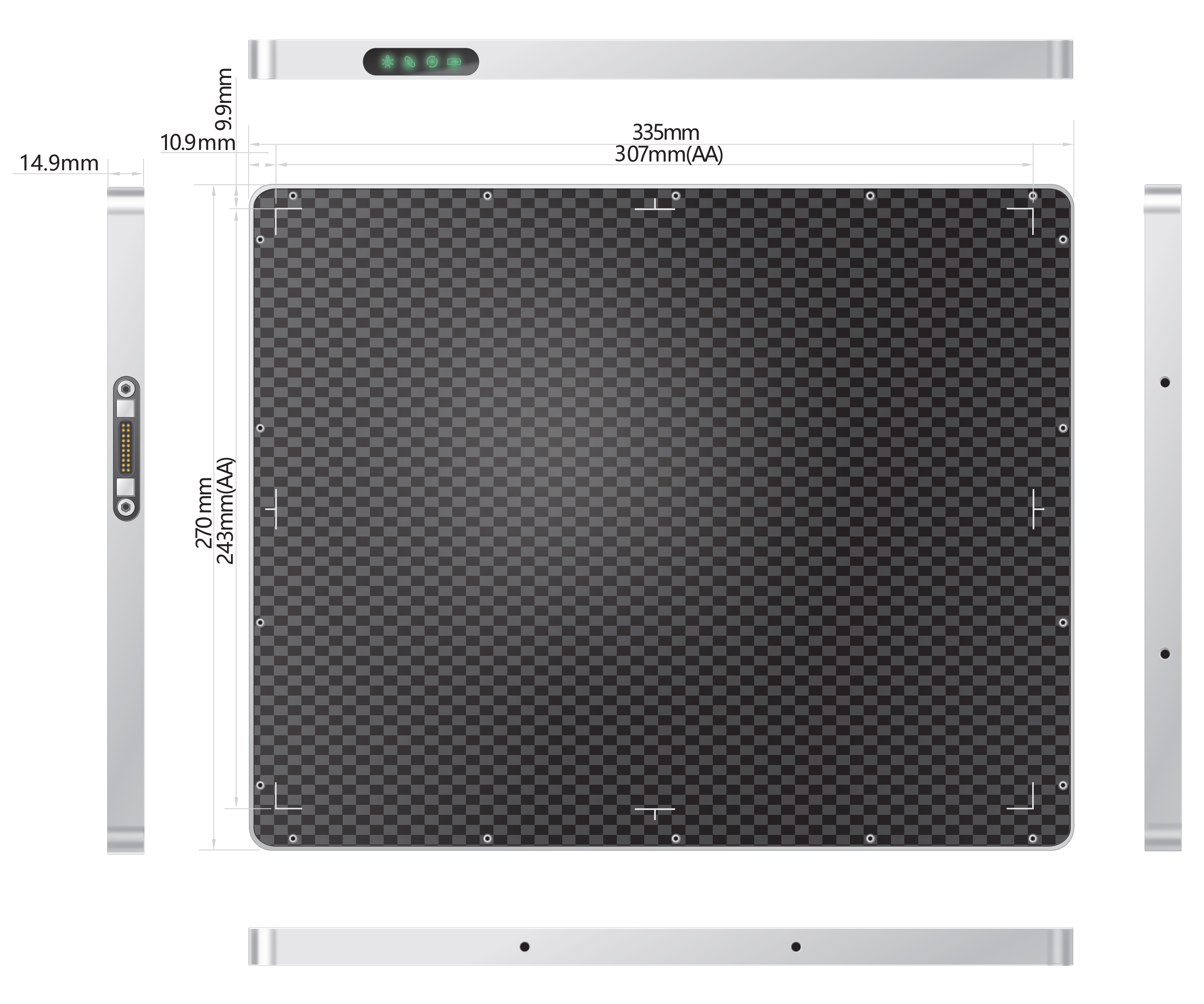 3024DA-EG Dynamic Flat Panel Detector-Shanghai Yu-lmaging Technology Co ...