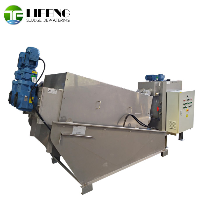 Small Sludge Screw Press-Zhejiang Lifeng Environmental Equipment Co.,Ltd.