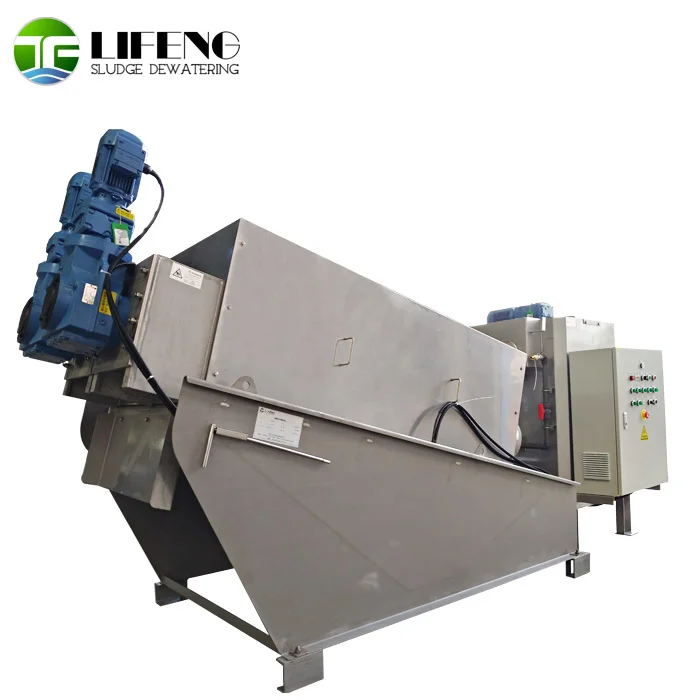 Small Sludge Screw Press-Zhejiang Lifeng Environmental Equipment Co.,Ltd.