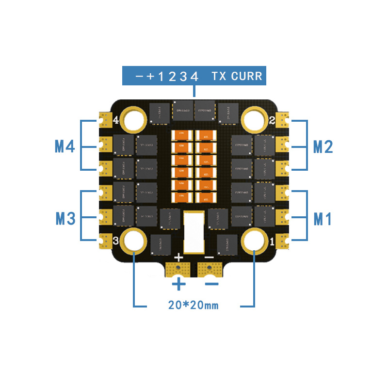 BLHeli_32 Mini 40A 4 IN 1 ESC Manufacturer-Shenzhen Haike