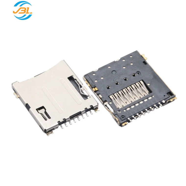 Jbl-S7002 21pin sd 7.0memory card socket slot fenale push push connector with post smt china ...