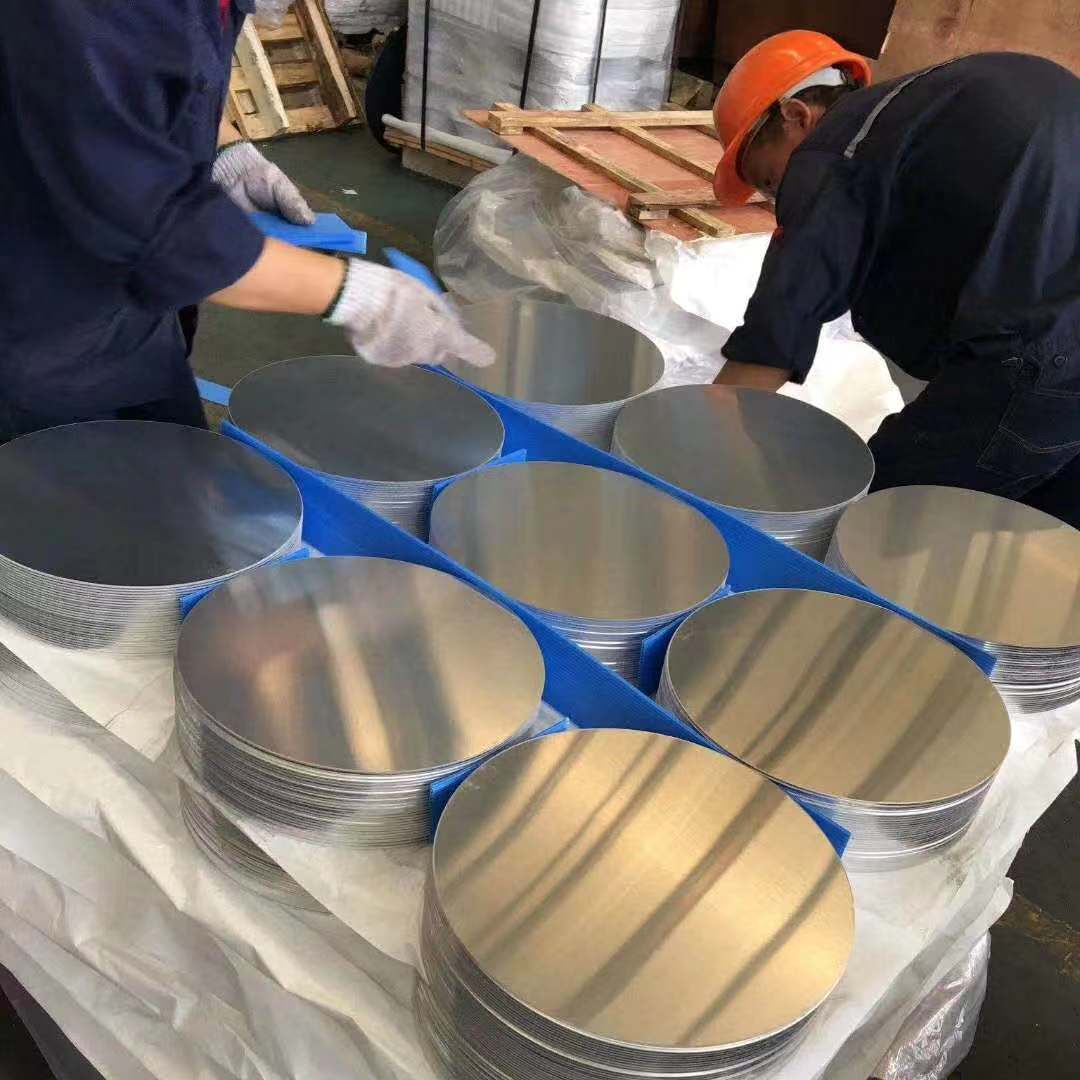 Alloy 1100 1050 O h14 h24 aluminum round sheet circle wafer for kitchen ...