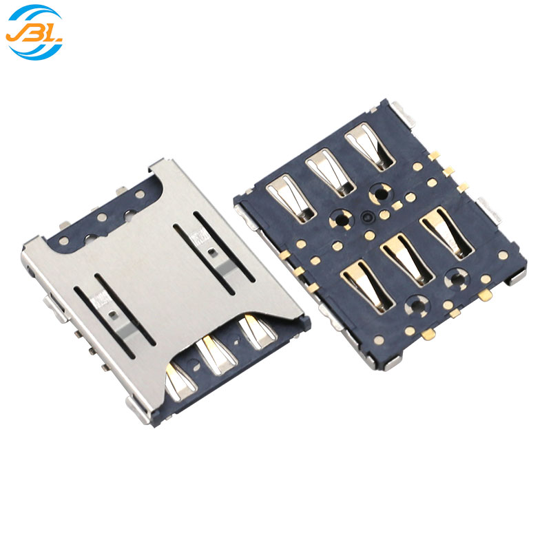 Jbl-102315212 nano sim card socket slot female push puii connector h1 ...