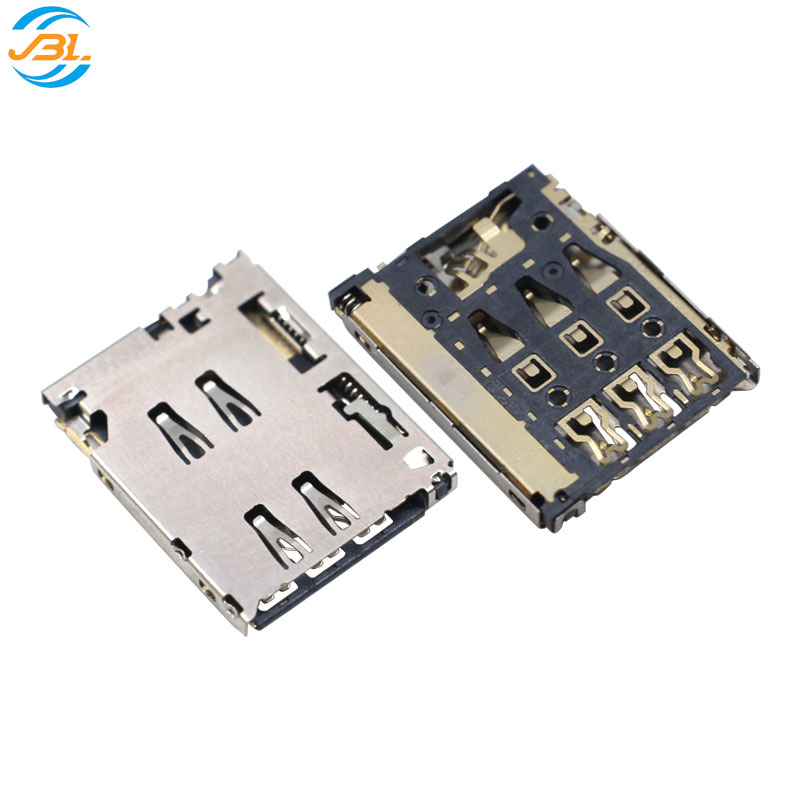JBL-NS003-100 nano sim card socket slot female push push connector h1 ...