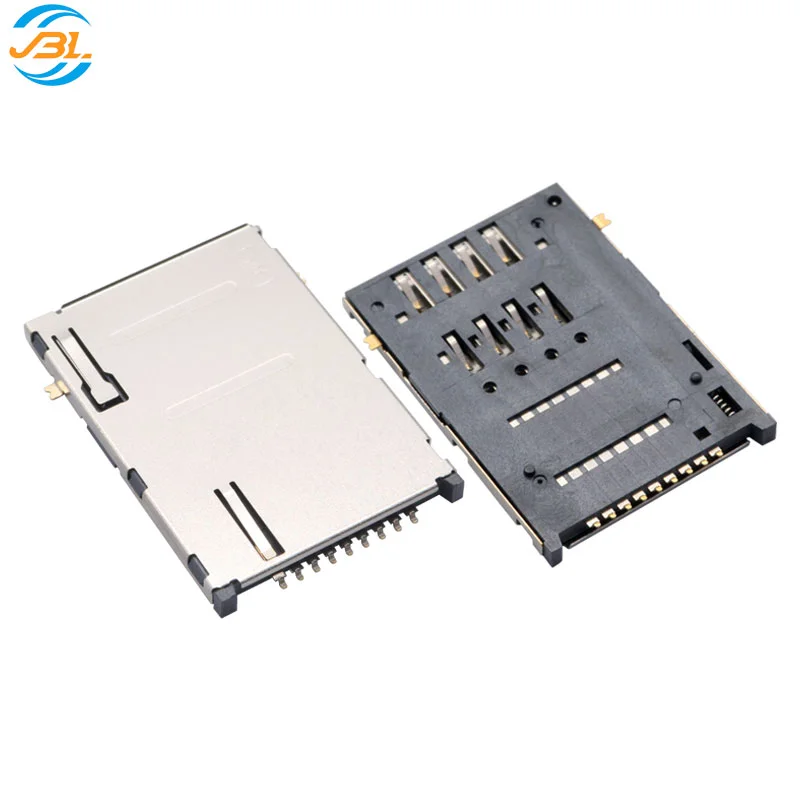 JBL-SM015-000 8pin sim card socket slot female push push connector h2 ...