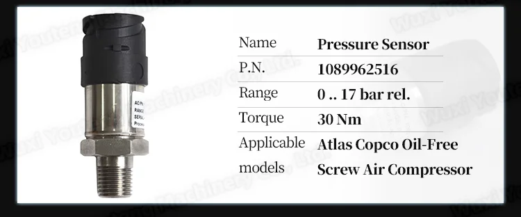 Air Compressor Pressure Sensor Supplier & Manufacturer - Atlas Copco