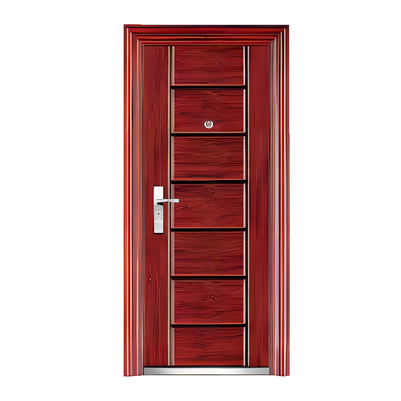 Red Steel Security Entrance Door Price-For Sale-Jinhua Wange