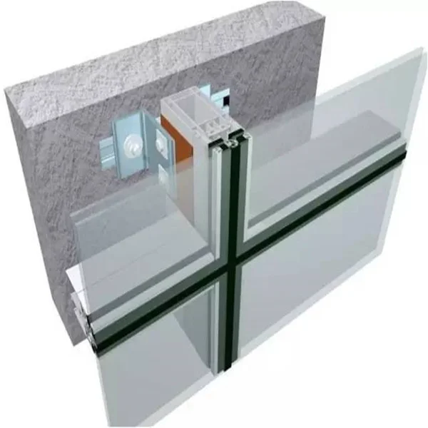 Insulated Glass Facade Curtain Wall Structural Glazing Stick Built ...