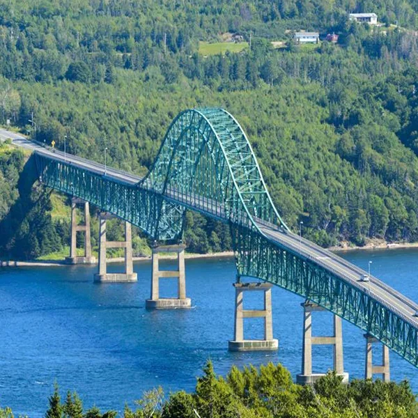 Bespoke Two-hinged arch Three-hinged Steel Arch Bridges-FAMOUS