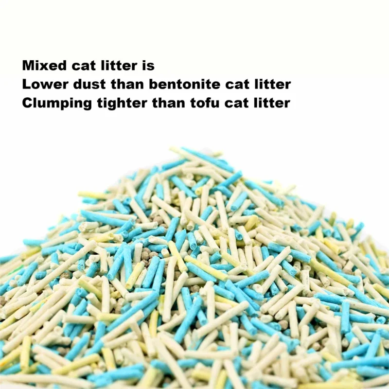 Strong Clumping Sea Salt Mixed Tofu Cat Litter Supply-Produce