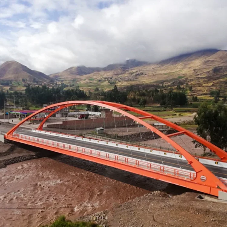 Bespoke Two-hinged arch Three-hinged Steel Arch Bridges-FAMOUS