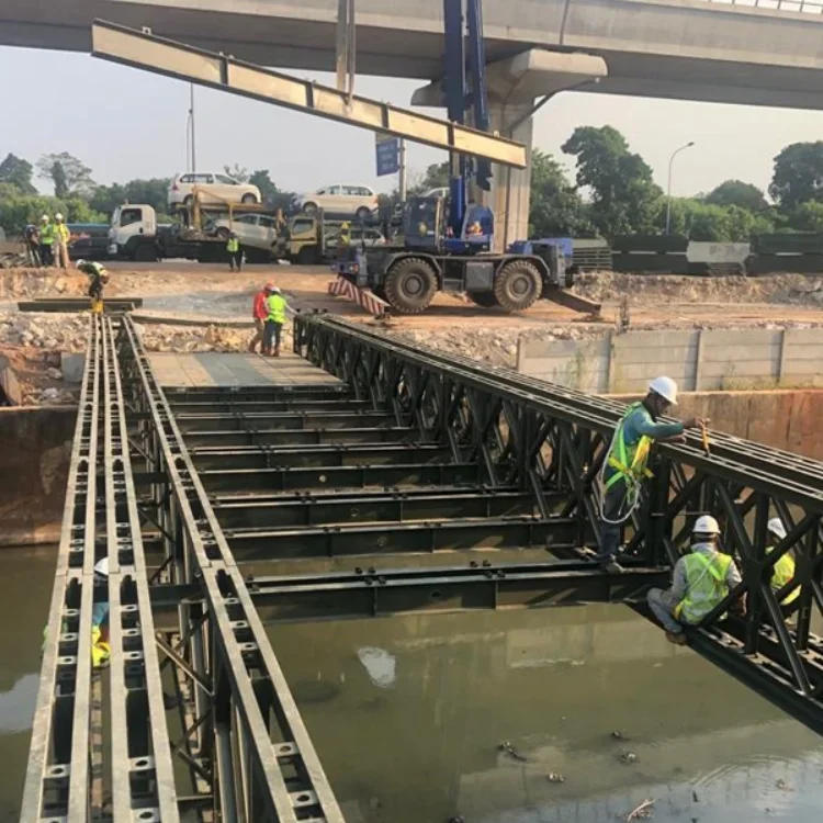 Fast-build Military Bailey Bridge SSR Portable Steel Modular Bridge-FAMOUS