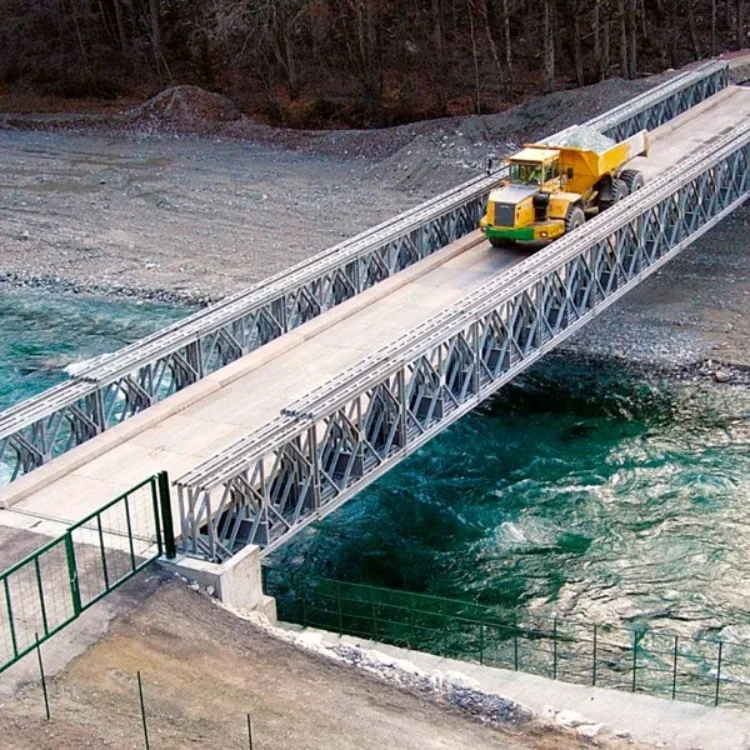 Fast-build Military Bailey Bridge SSR Portable Steel Modular Bridge-FAMOUS