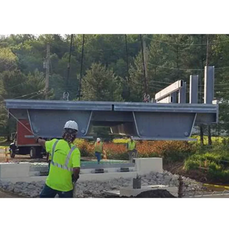 Prefabricated Single Cell Box Girder Footbridge Economic Steel Bridges ...