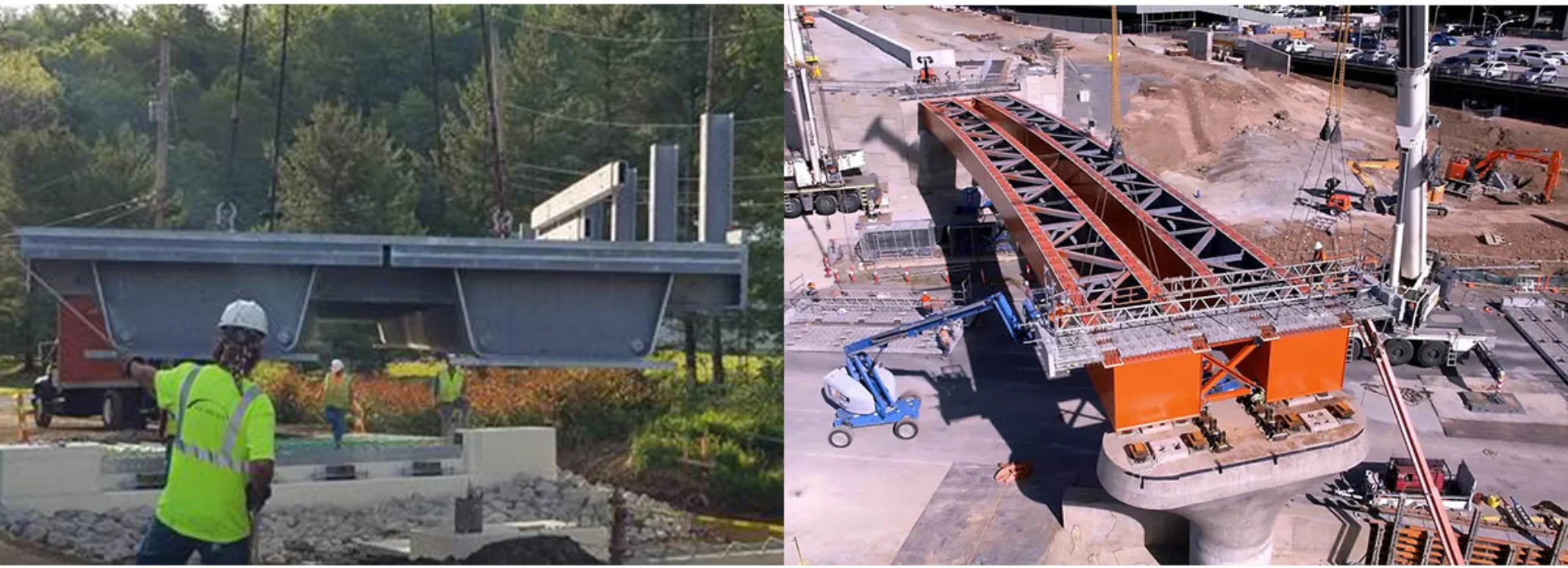 Prefabricated Single Cell Box Girder Footbridge Economic Steel Bridges ...