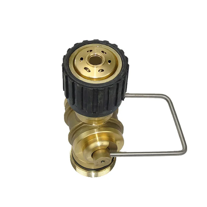 Brass Storz Type 3 Position Fog Fire Hose Nozzle Pasokan-Jingqi