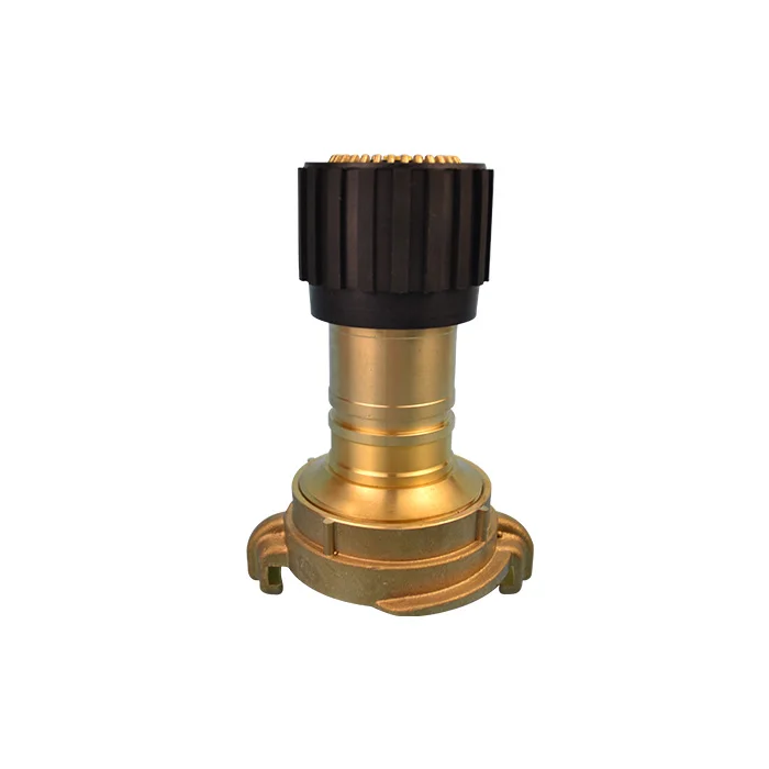 Brass Storz Type 3 Position Fog Fire Hose Nozzle Pasokan-Jingqi