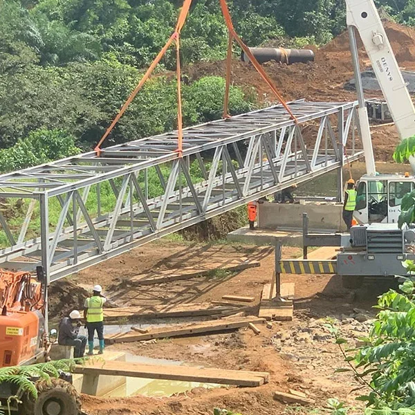 Pont en treillis en acier sur mesure Livraison rapide Howe Truss ...
