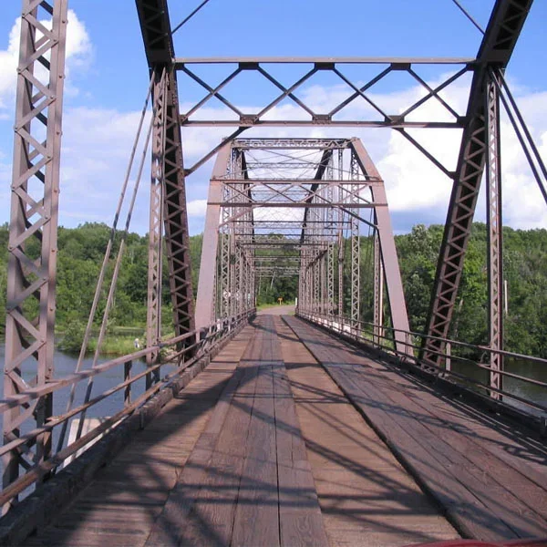 Pont en treillis en acier sur mesure Livraison rapide Howe Truss ...