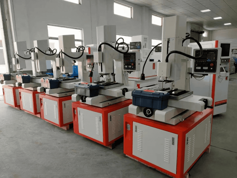 Small hole EDM drilling