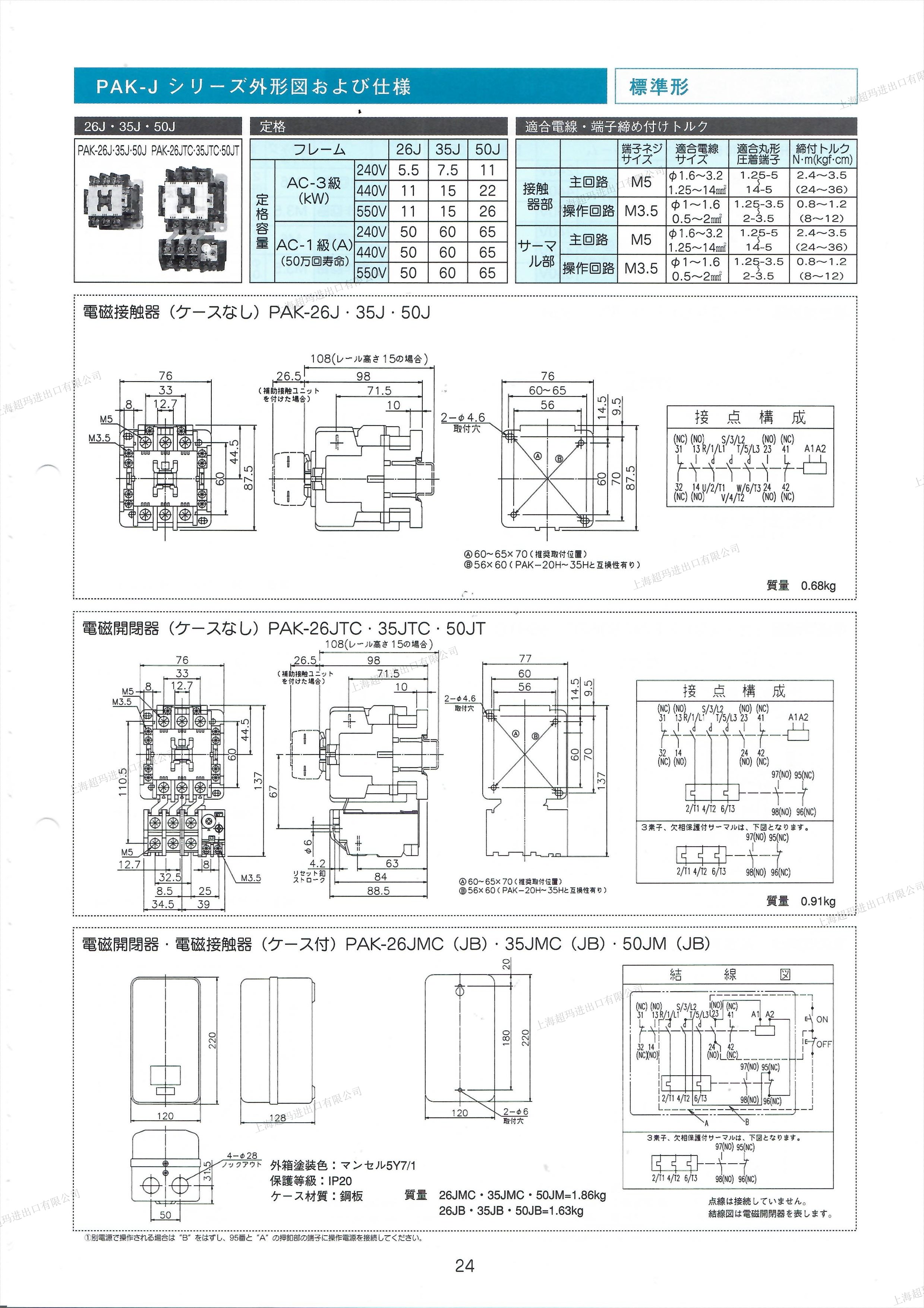 PAK-26J PAK-35J_上海超玛进出口有限公司