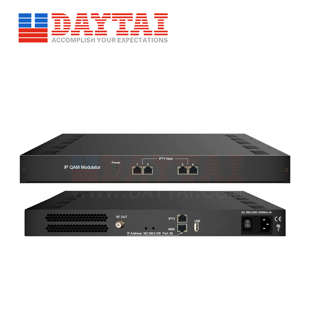 IP QAM Modulator Produce - Provide - Daytai Network Technologies