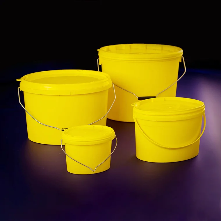 Oval Plastic Bucket With Handles Supplier - Corn Biobased Packaging