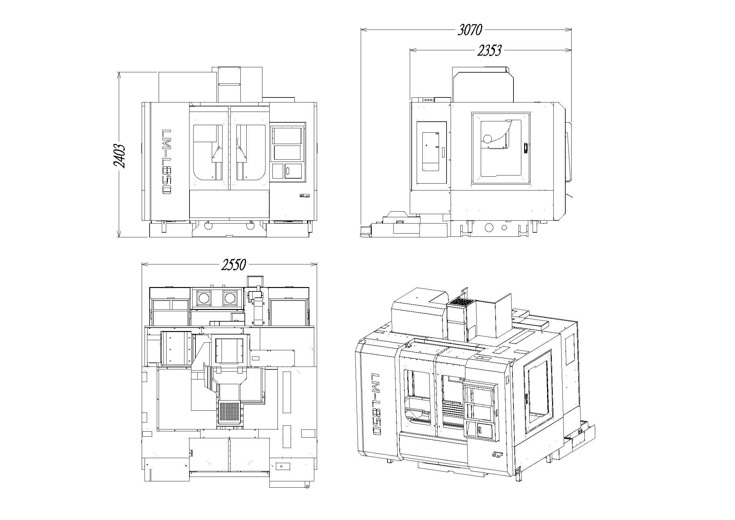 Vnc Vertical Machining Center Customization-Wholesale
