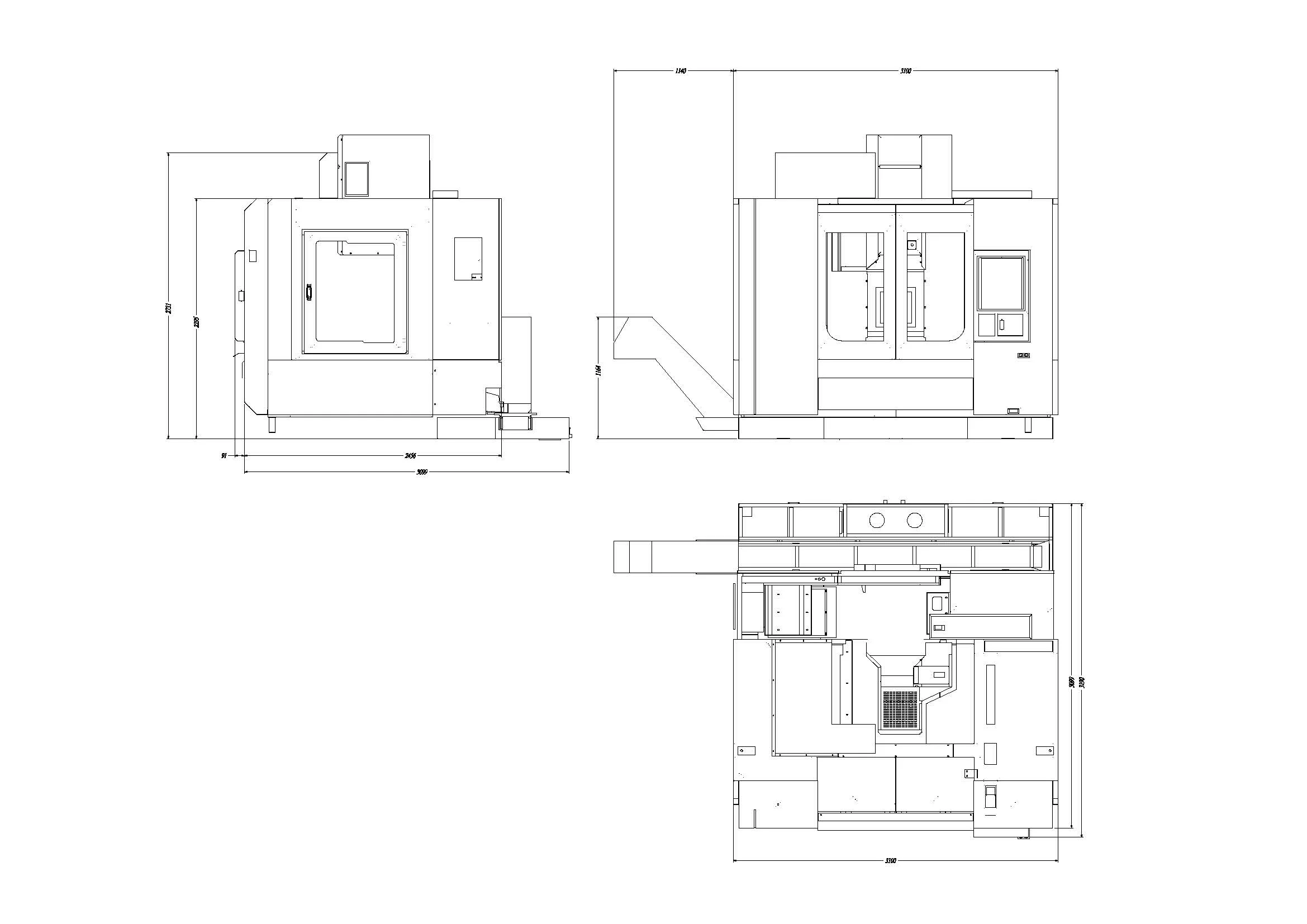 Vmc-Cnc Vertical Machining Center System-Sale