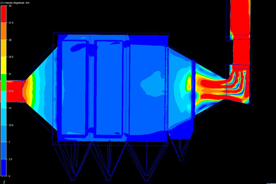 除尘器的CFD模拟（计算流体力学模拟）33