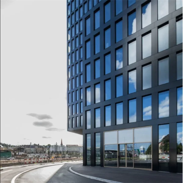 Solar Glass Facade Curtain Wall Eco-friendly Photovoltaic Building ...