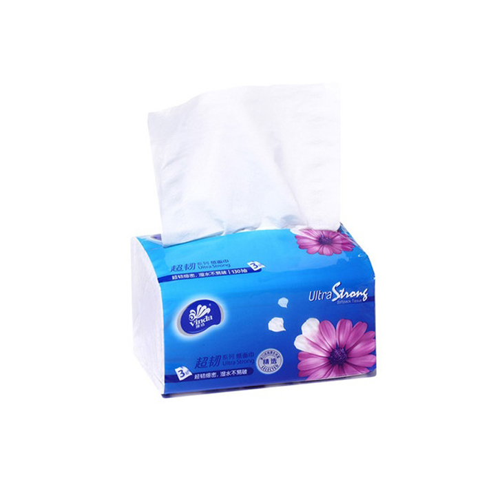 维达V2239 130抽超韧抽取式面巾 6包/提 8提/箱_南通赛福安全设备有限公司
