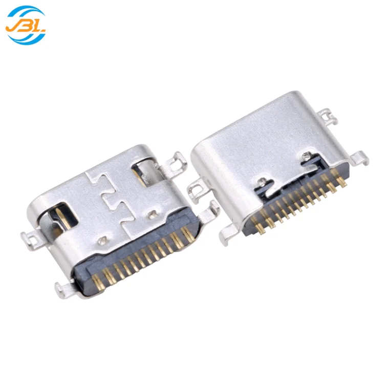 Jbl-104315762 usb2.0 6pin waterproof female connector mid-mount conn