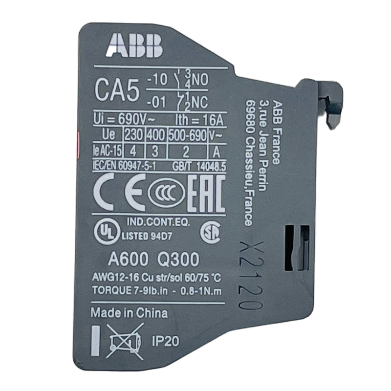 IRC5 CA5-01 常闭触点1SBN010010R1001_佛山超仁机器人科技有限公司