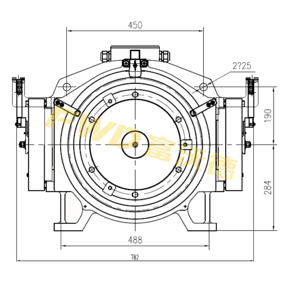 Energy-Saving Elevator Traction Machine For Sale-Synchronous-Forvorda