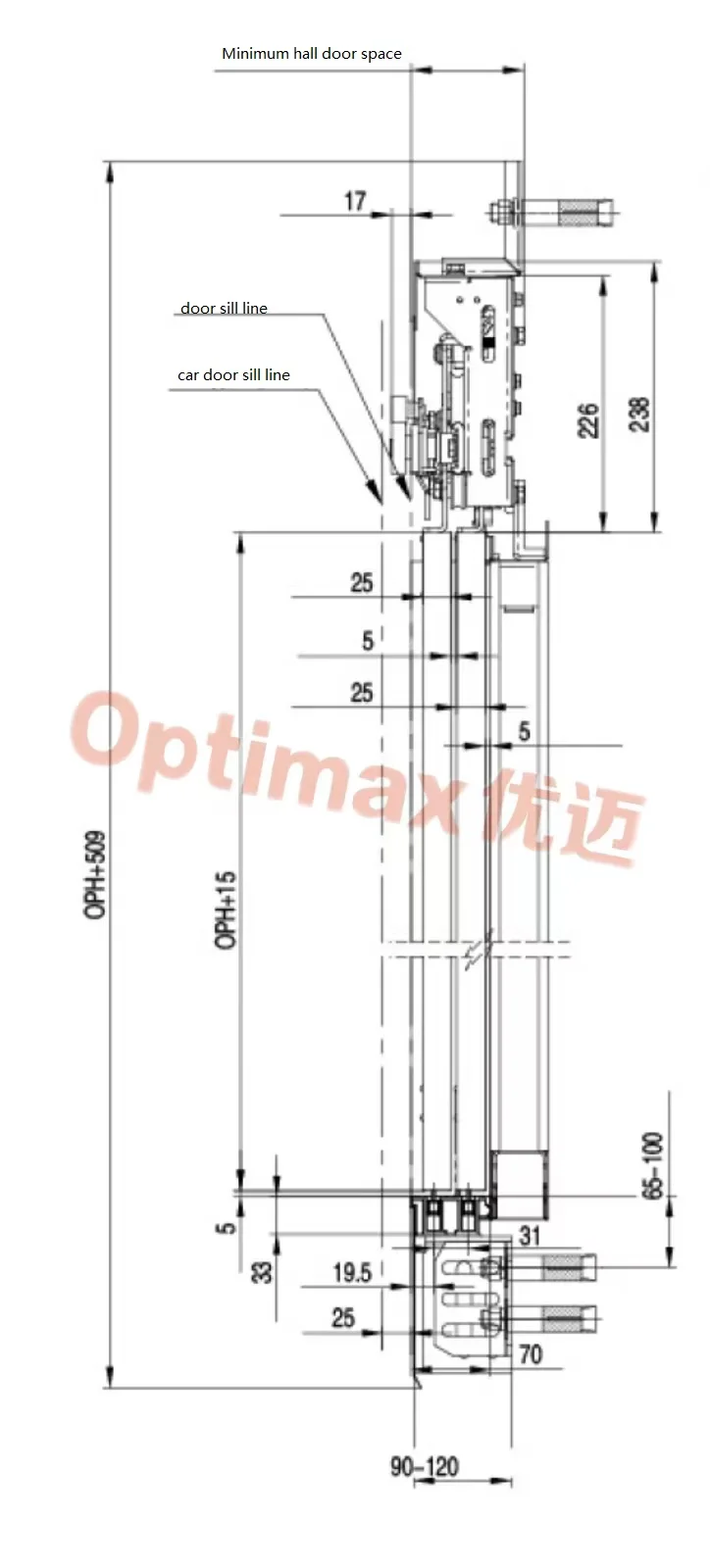 Household Side Opening Landing Door System-Supplier-Exporter-Optimax