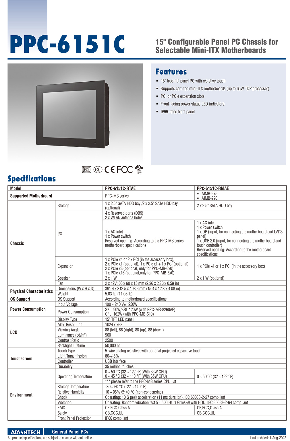 PPC-6151C-上海琪腾计算机科技发展有限公司