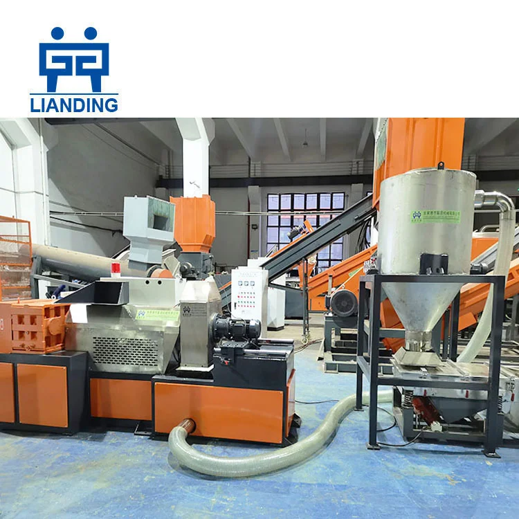 PP PE HDPE LDPE PVC Biodegradable Plastic Recycling Pelletizing Line ...