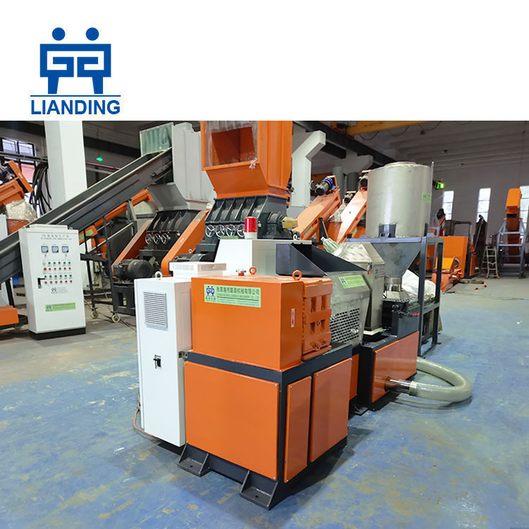 PP PE HDPE LDPE LLDPE Film Waste Plastic Recycling Pelletizing Machine ...