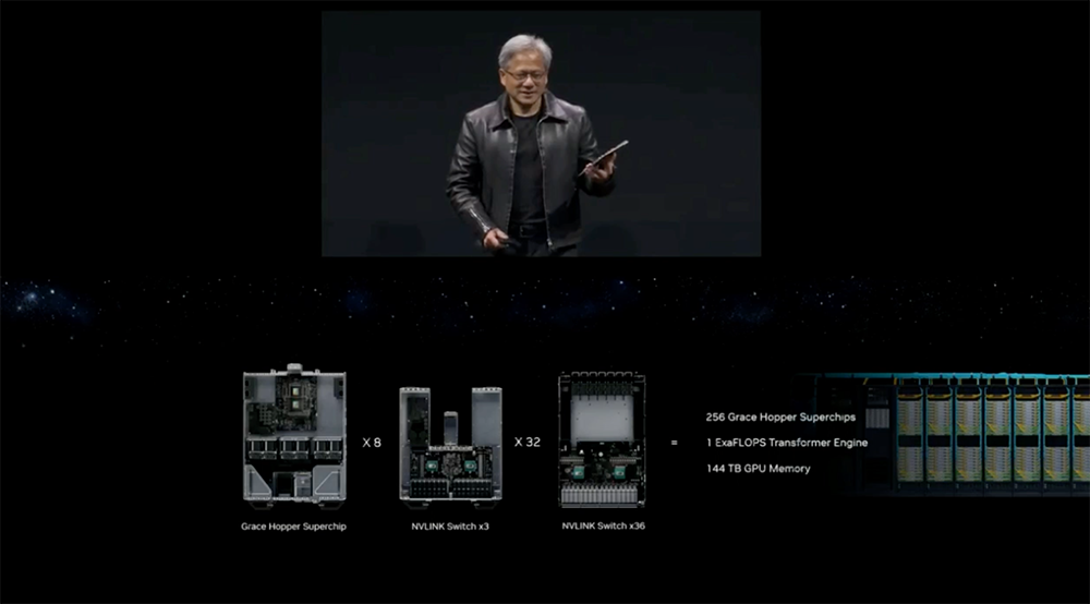 一万亿市值！英伟达史诗级暴涨后再放大招！推E级AI超算，GH200投产