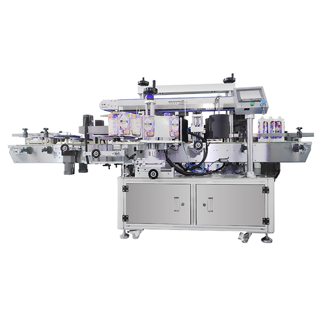 Custom labeling machine conpatible with round and flat bottles