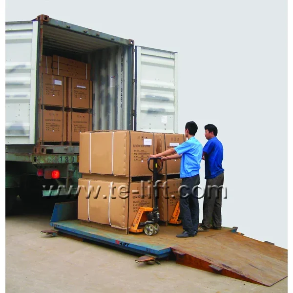 Electric Hydraulic Lorry Loading Table Wagon Truck Loading Platform